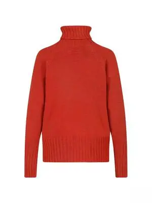 DRUMOHR Roll-neck Raglan-sleeve Sweater - Red