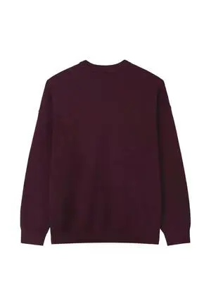CHOCOOLATE Logo-embroidered Crew-neck Sweater - Red