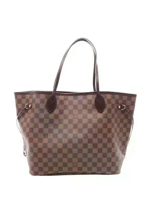 LOUIS VUITTON 2013 Damier Ebene Neverfull Mm Tote Bag - Brown