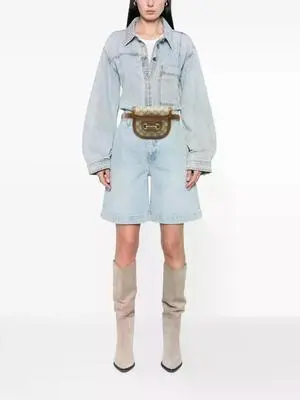 Gucci 2016-2026 Gg Supreme Horsebit 1955 Rounded Belt Bag - Neutrals