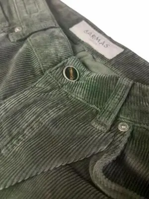 BARMAS Corduroy-texture Straight-leg Trousers