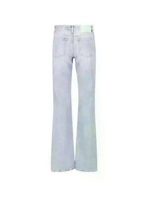 HAIKURE Star Faded-effect Flared-leg Jeans