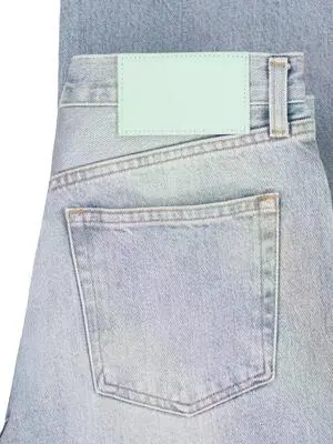 HAIKURE Star Faded-effect Flared-leg Jeans