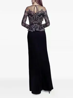 GEMY MAALOUF Draped Side-slit Skirt