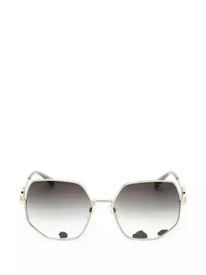 Marc Jacobs Geometric-frame Sunglasses - Gold