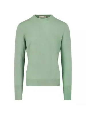 BALLANTYNE Fine-knit Cashmere Sweater - Green