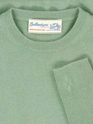 BALLANTYNE Fine-knit Cashmere Sweater - Green
