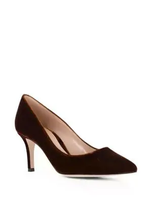 GIANVITO ROSSI Pointed-toe Pumps - Brown