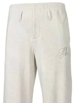 MASU Mb Logo-embroidered Wide-leg Track Pants