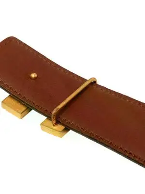 HERMÈS 2000 Box Calf Cadena H Reversible Belt