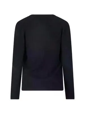Aspesi V-neck Raglan-sleeve Sweater - Black