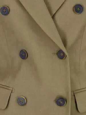 Max Mara Double-breasted Virgin-wool Blazer