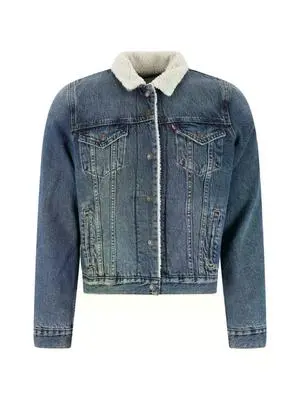 LEVI'S Original Sherpa Trucker Borg-collar Denim Jacket