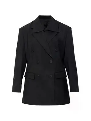 Issey Miyake Double-breasted Blazer - Black