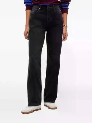 Tommy Hilfiger Faded-effect Logo-patch Jeans