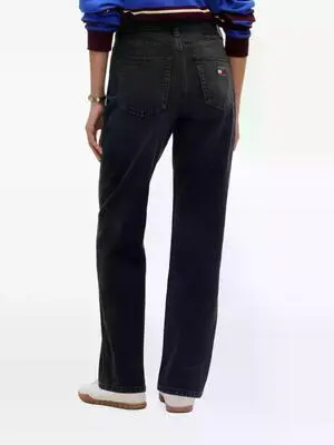 Tommy Hilfiger Faded-effect Logo-patch Jeans