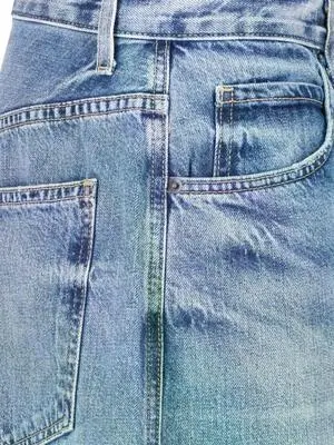 NILI LOTAN Faded Wide-leg Jeans