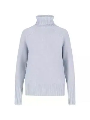 DRUMOHR Roll-neck Raglan-sleeve Sweater - Blue