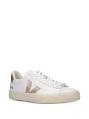 VEJA Campo Logo-patch Leather Sneakers
