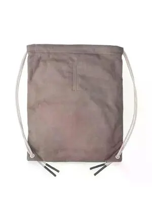 Rick Owens Leather Drawstring Backpack