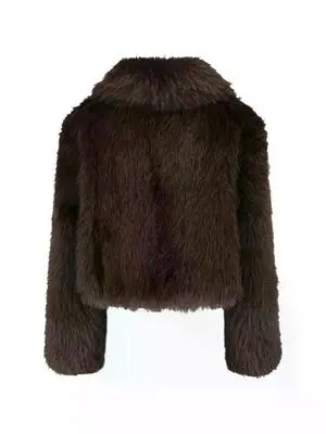 THE FRANKIE SHOP Hope Faux-fur Jacket - Brown