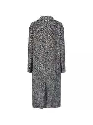 Tagliatore Herringbone-pattern Double-breasted Coat
