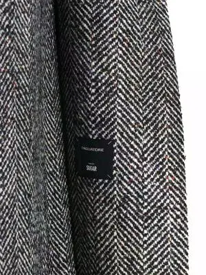Tagliatore Herringbone-pattern Double-breasted Coat