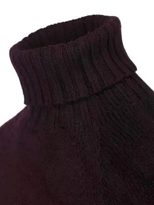 DRUMOHR Roll-neck Raglan-sleeve Sweater - Red