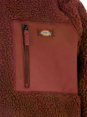 Dickies Fleece-texture Zip-up Hoodie