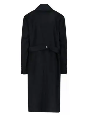 SETCHU Single-breasted Belted Coat