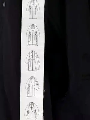 SETCHU Single-breasted Belted Coat