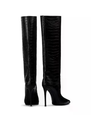 LE SILLA Eva Croc-effect Boots