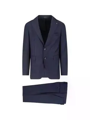 Tagliatore Virgin Wool Suit - Blue
