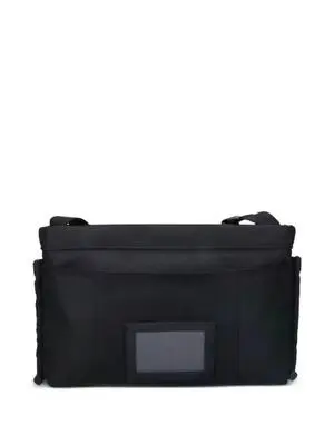 Moncler Kenton Drill Logo-patch Shoulder Bag - Black