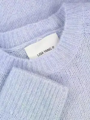 LISA YANG Solene Fine-knit Crew-neck Sweater