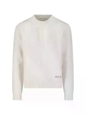 A.p.c. Loose Wool Sweater - Neutrals