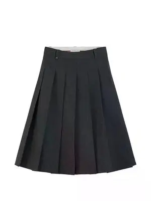 Tommy Hilfiger Pleated Midi Skirt - Grey