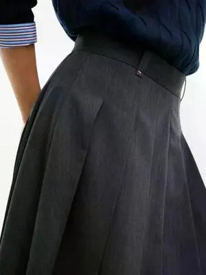 Tommy Hilfiger Pleated Midi Skirt