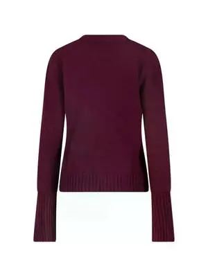 SA SU PHI Ribbed-trim Cashmere Sweater