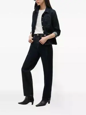 Tommy Hilfiger Jackie Logo-chain Tapered-leg Jeans