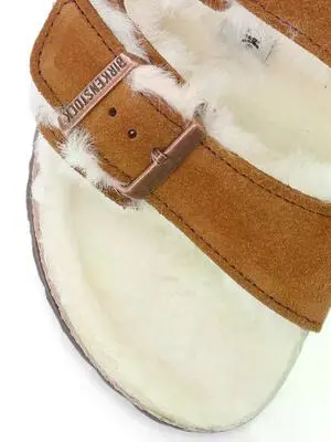 BIRKENSTOCK Arizona Shearling-lined Suede Sandals