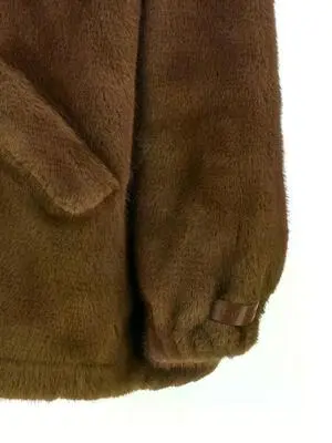 LOU ANDREA Hooded Faux-fur Jacket