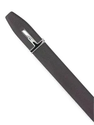 TOM FORD T-buckle Grained-leather Belt
