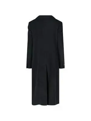 Tagliatore Jole Double-breasted Belted Midi Coat - Grey
