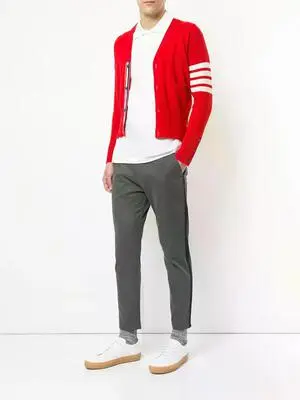 Thom Browne Cashmere 4-bar Stripe Cardigan