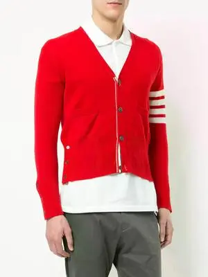 Thom Browne Cashmere 4-bar Stripe Cardigan