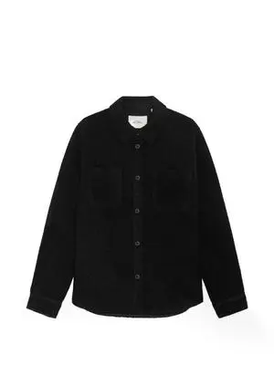LES DEUX Bouclé Patch-pocket Shirt Jacket