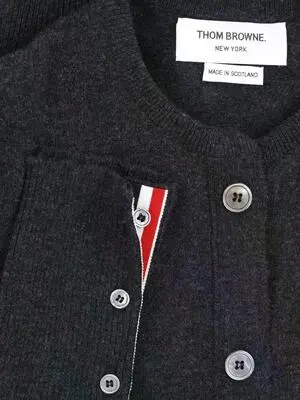 Thom Browne Classic Cashmere 4-bar V-neck Cardigan