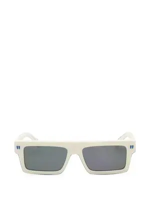 Off-White Chandler Rectangle-frame Sunglasses - Neutrals
