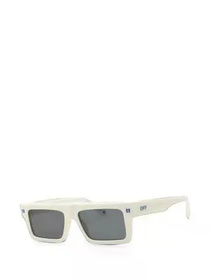Off-White Chandler Rectangle-frame Sunglasses - Neutrals